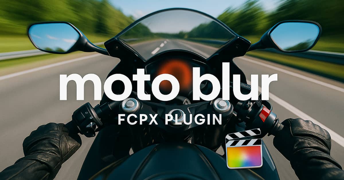 Moto Blur for FCPX - Professional Speedometer Blurring Plugin